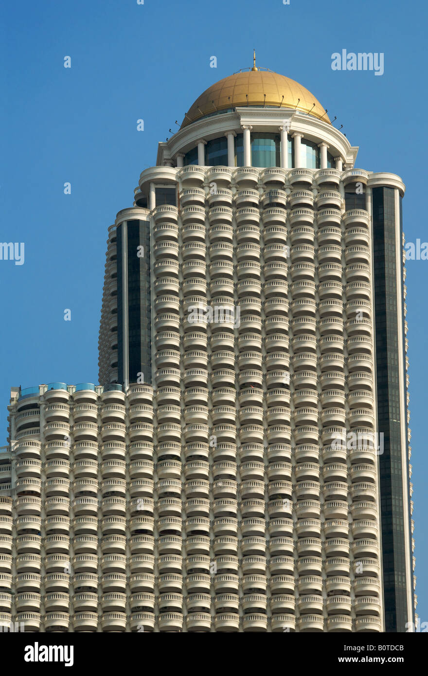 Apartment block Riverside Bangkok Thailand Stock Photo - Alamy