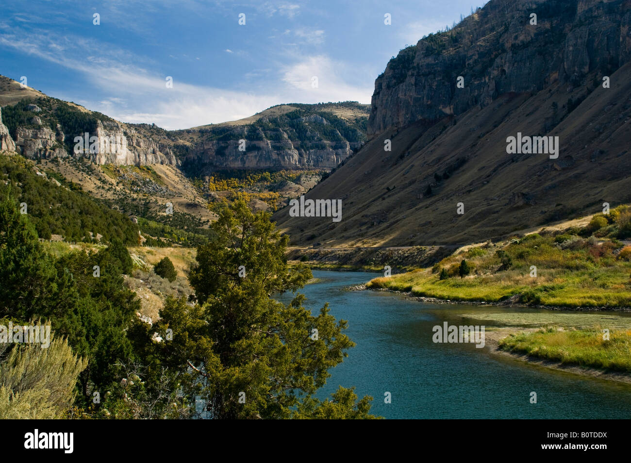 Wind River Canyon near Thermopolis Wyoming Stock Photo - Alamy