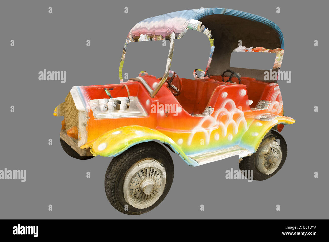 multi coloured car Stock Photo - Alamy