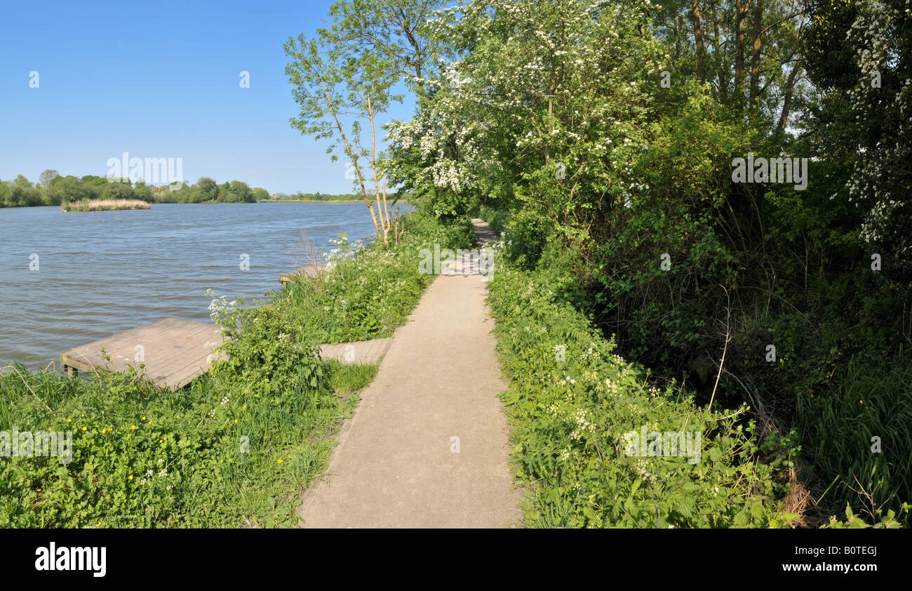Walking alongside riverbank hi-res stock photography and images - Alamy