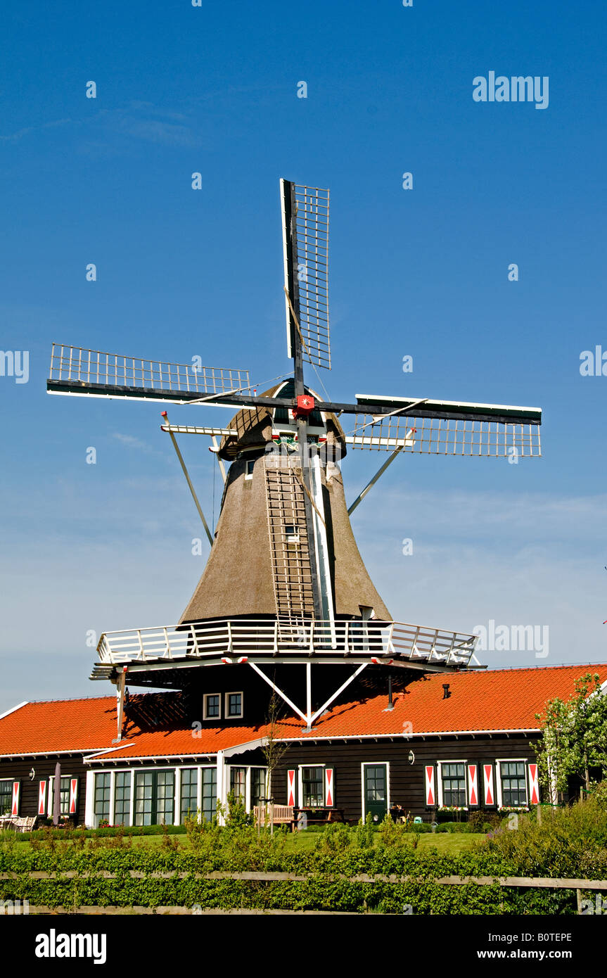 Windmill near, Wieringenwaard The Netherlands, Anna Paulowna Polder ...