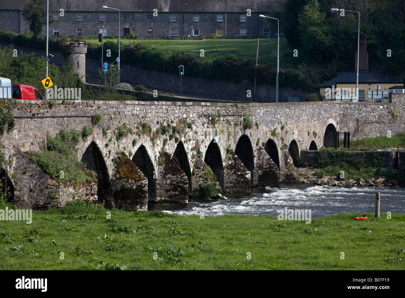 slane bridge over the boyne river with its notorious hill and dangerous ...