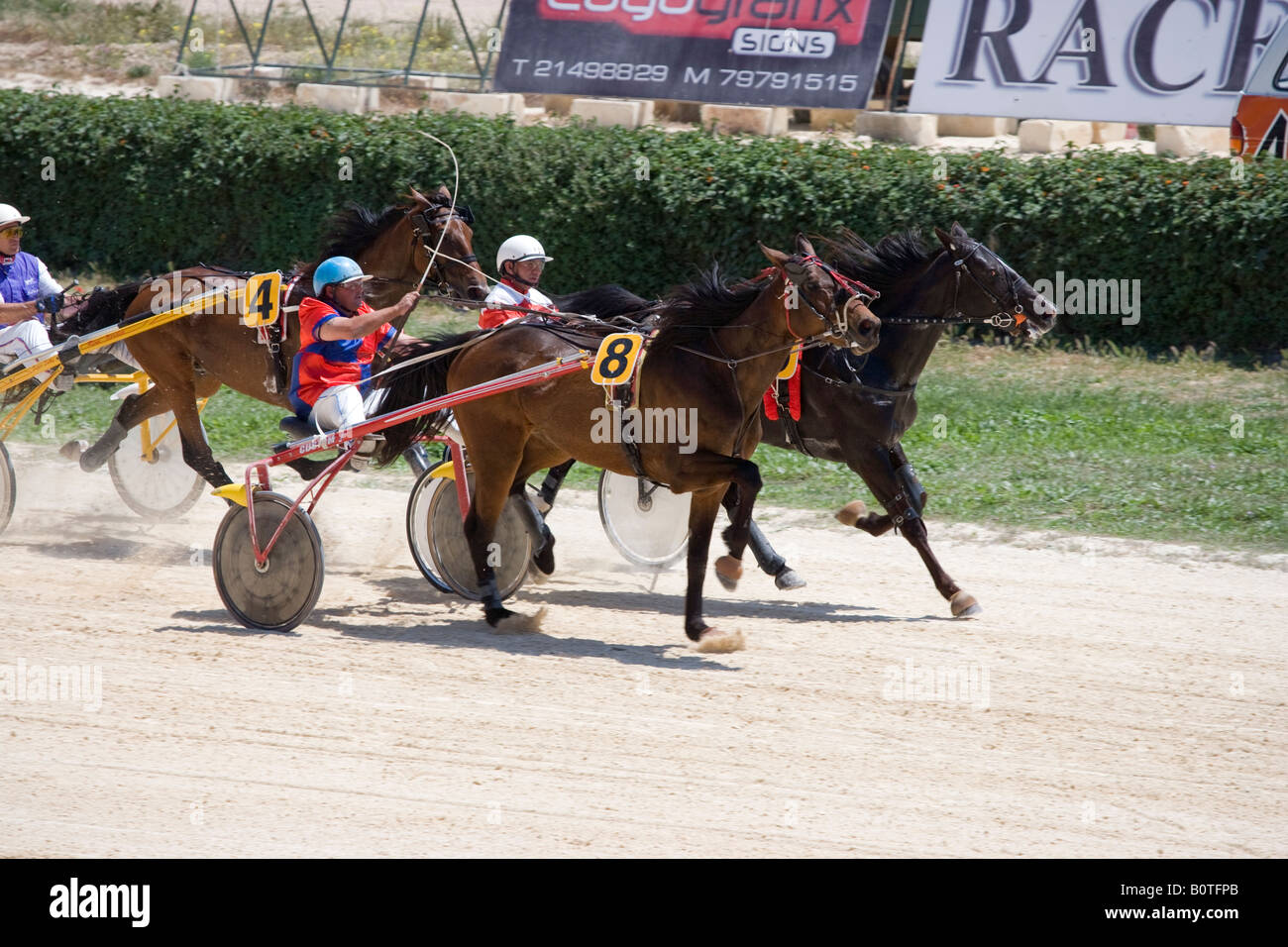 Malta Horse Racing Track Marsa Valletta Malta Stock Photo - Alamy