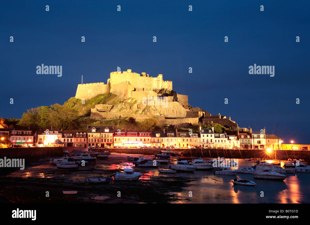 Jersey channel islands at night hi-res stock photography and images - Alamy
