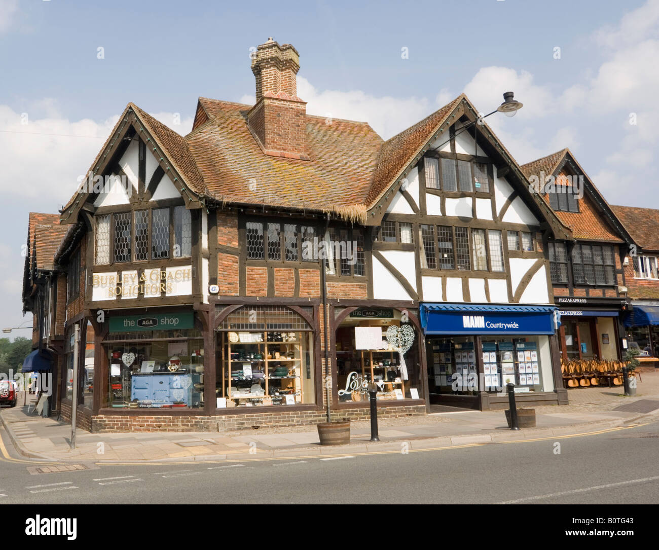 Shops Haslemere High Street Surrey UK Stock Photo - Alamy
