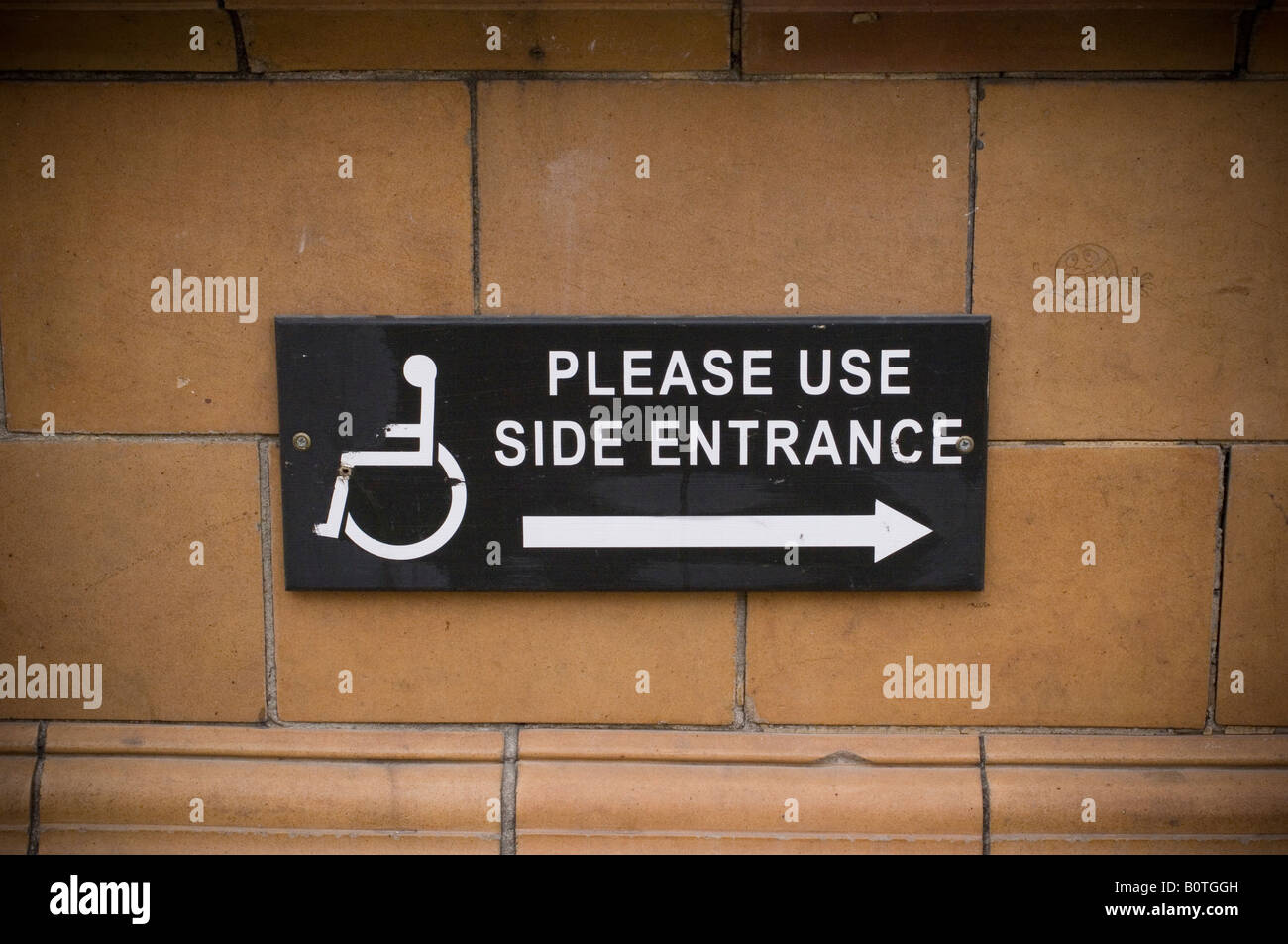 disabled sign directions symbol wheelchair Stock Photo - Alamy