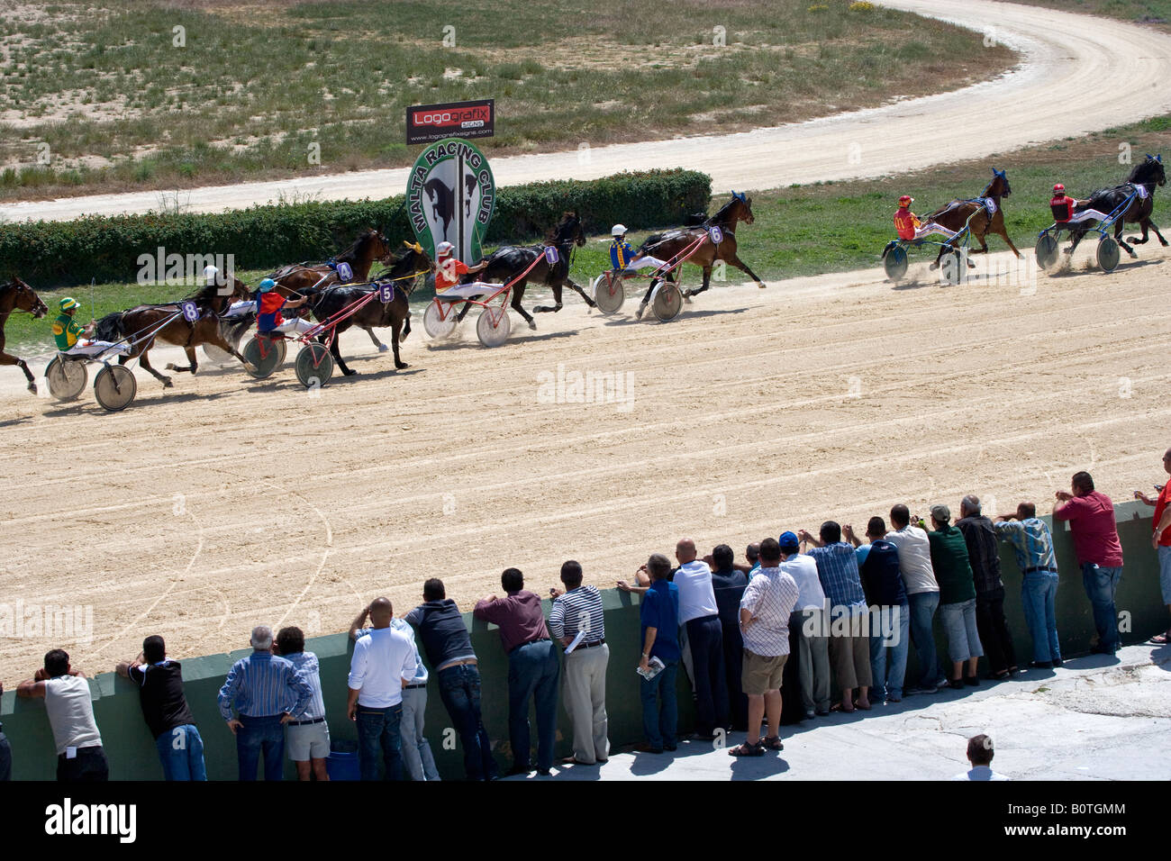 Malta Horse Racing Track Marsa Valletta Malta Stock Photo - Alamy