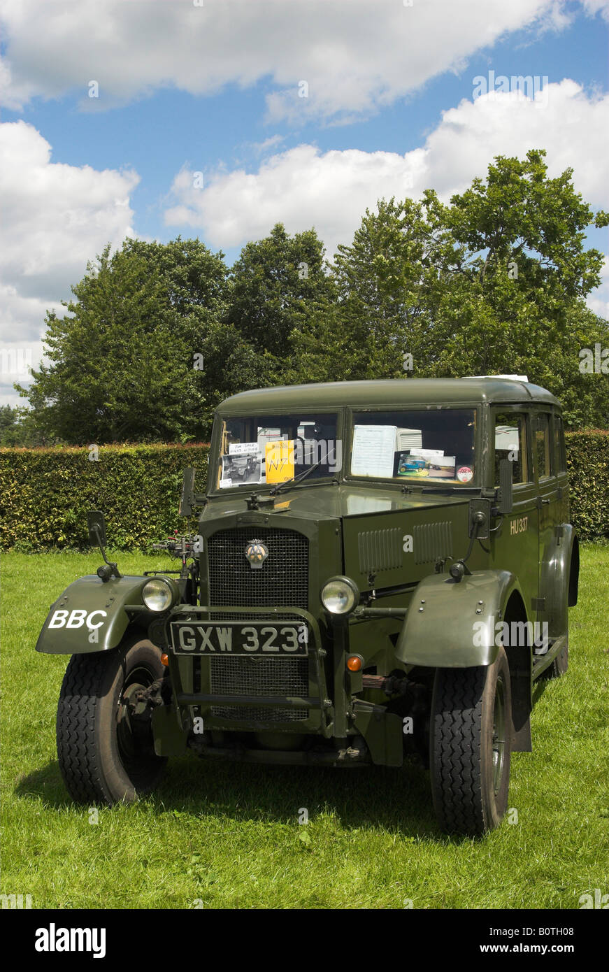 A Humber 4 x 4 heavy utility vehicle on display at the Ardingly Vintage ...