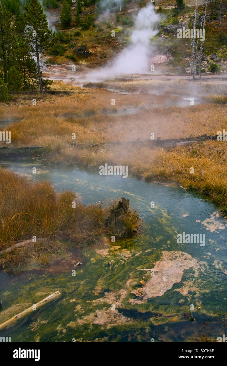 Artists paintpots yellowstone hi-res stock photography and images - Alamy
