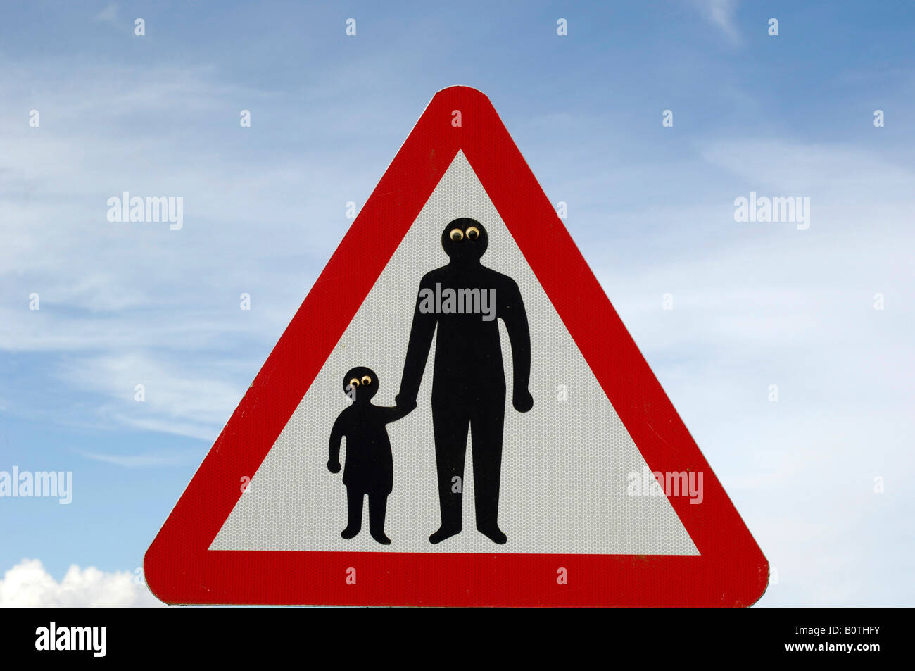 Advanced warning sign hi-res stock photography and images - Alamy