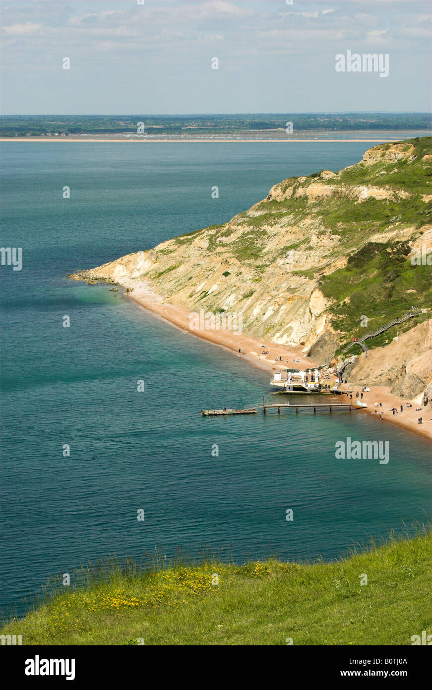 Alum Bay, Isle of Wight Stock Photo - Alamy