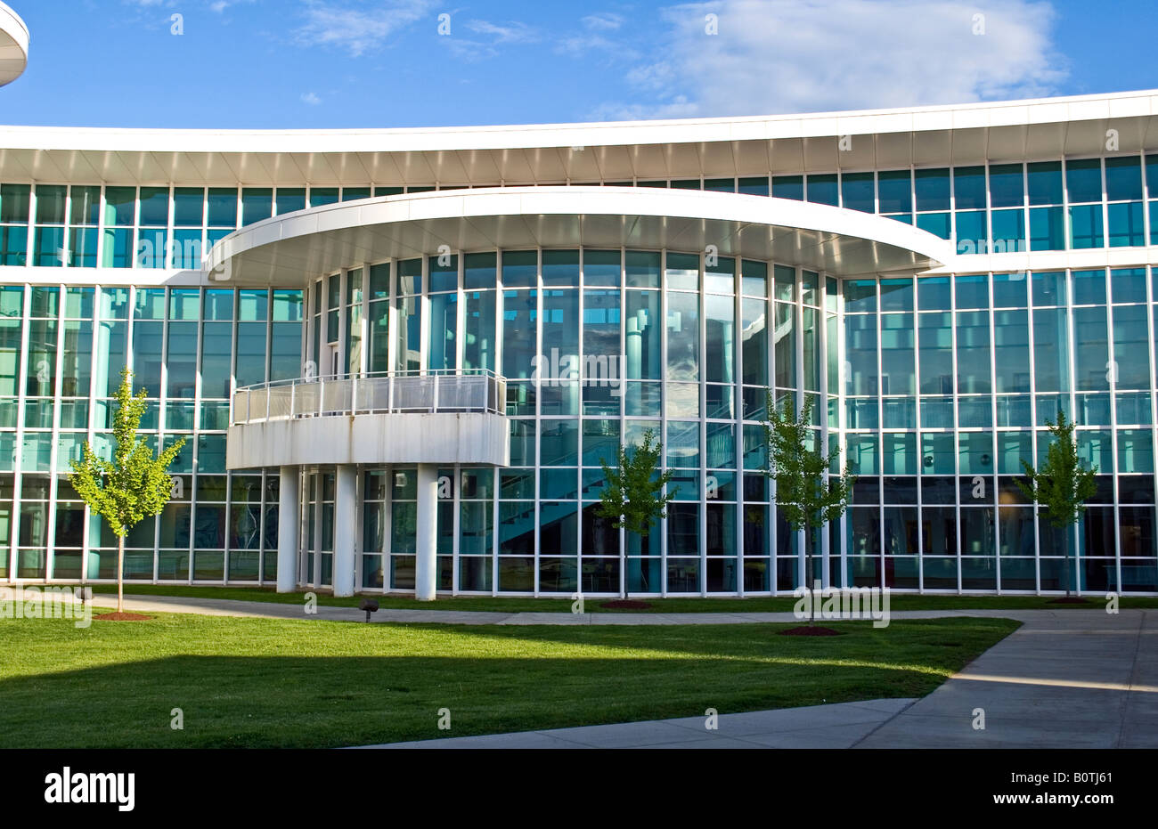 modern building, with lots of arches and contemporary design, great ...