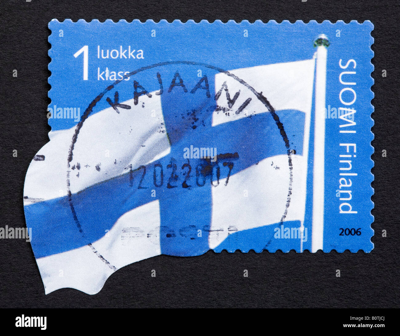 Finnish postage stamp Stock Photo - Alamy