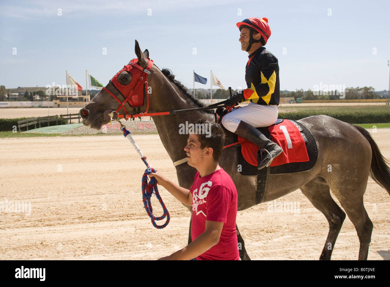 Trotting track hi-res stock photography and images - Alamy