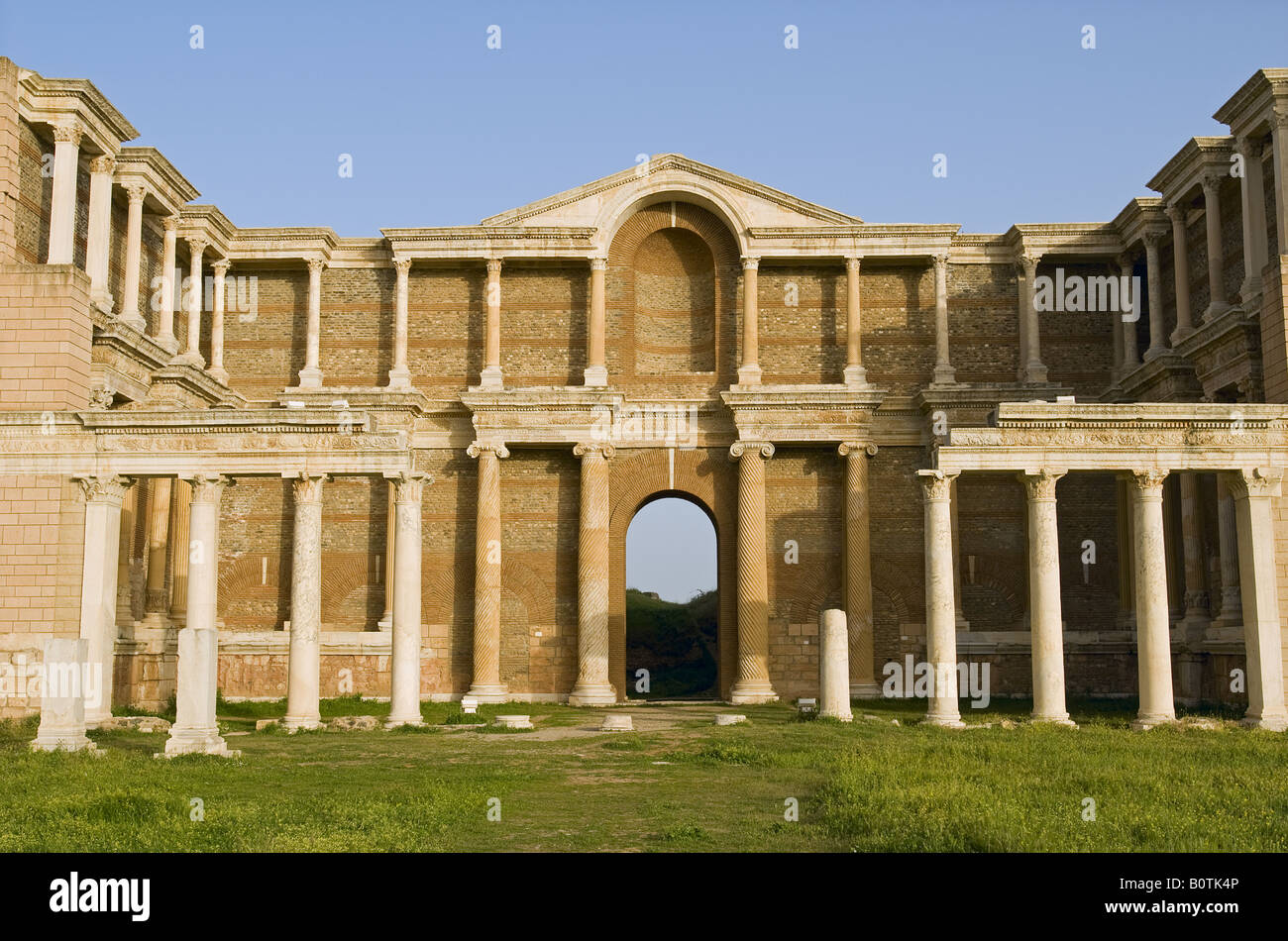 The gymnasium at Sardis constructed during the reign of the Roman ...