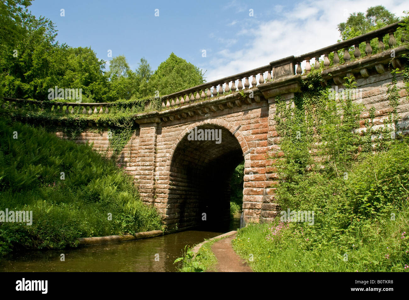 Ornate bridge across the Shropshire Union Canal Stock Photo - Alamy