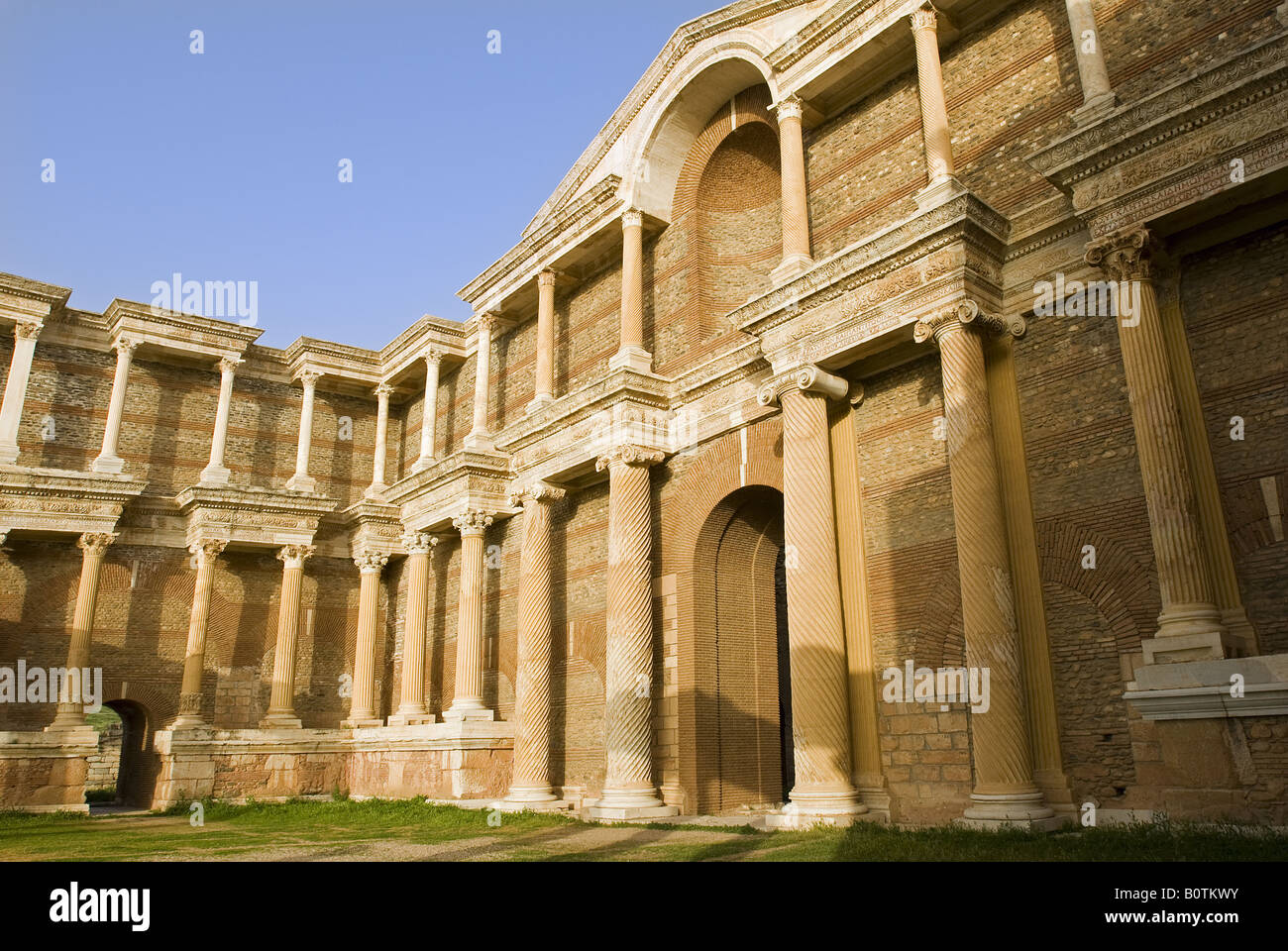 The gymnasium at Sardes constructed during the reign of the Roman ...