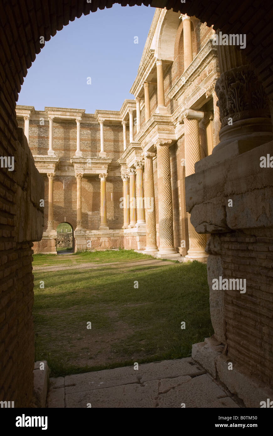 The gymnasium at Sardes constructed during the reign of the Roman ...