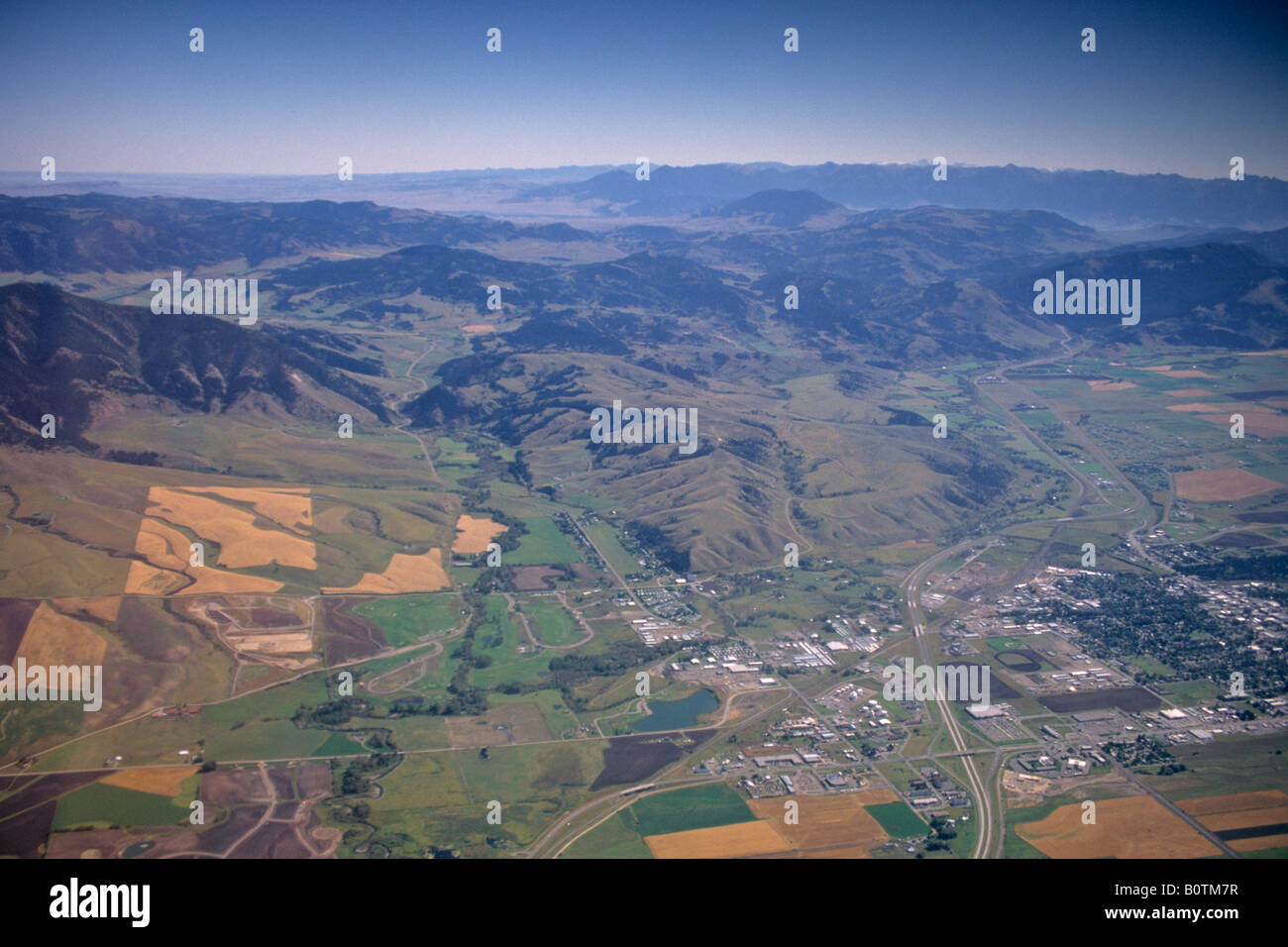 Bozeman montana aerial hi-res stock photography and images - Alamy