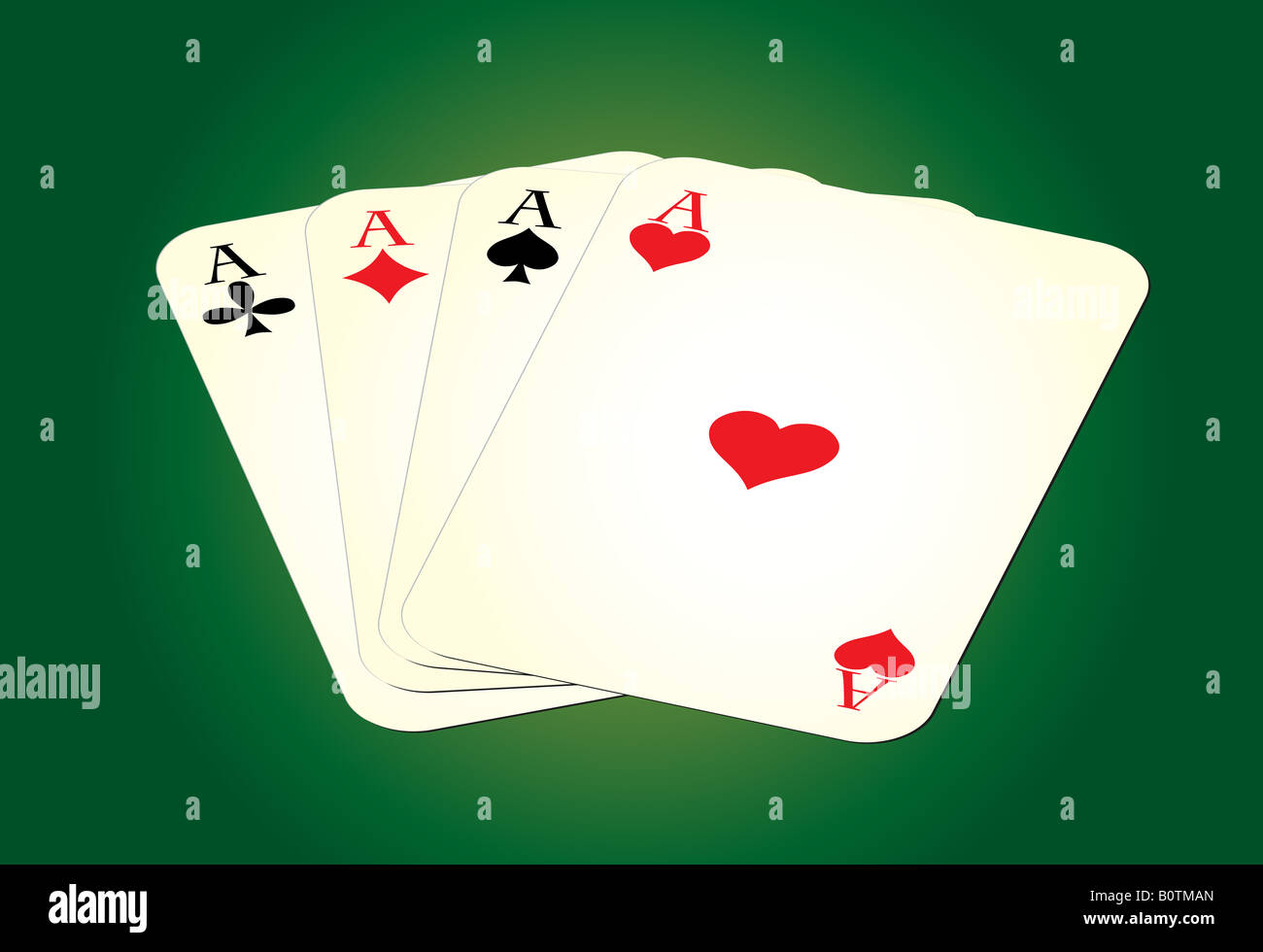 Set of leisure cards on green background Stock Photo - Alamy