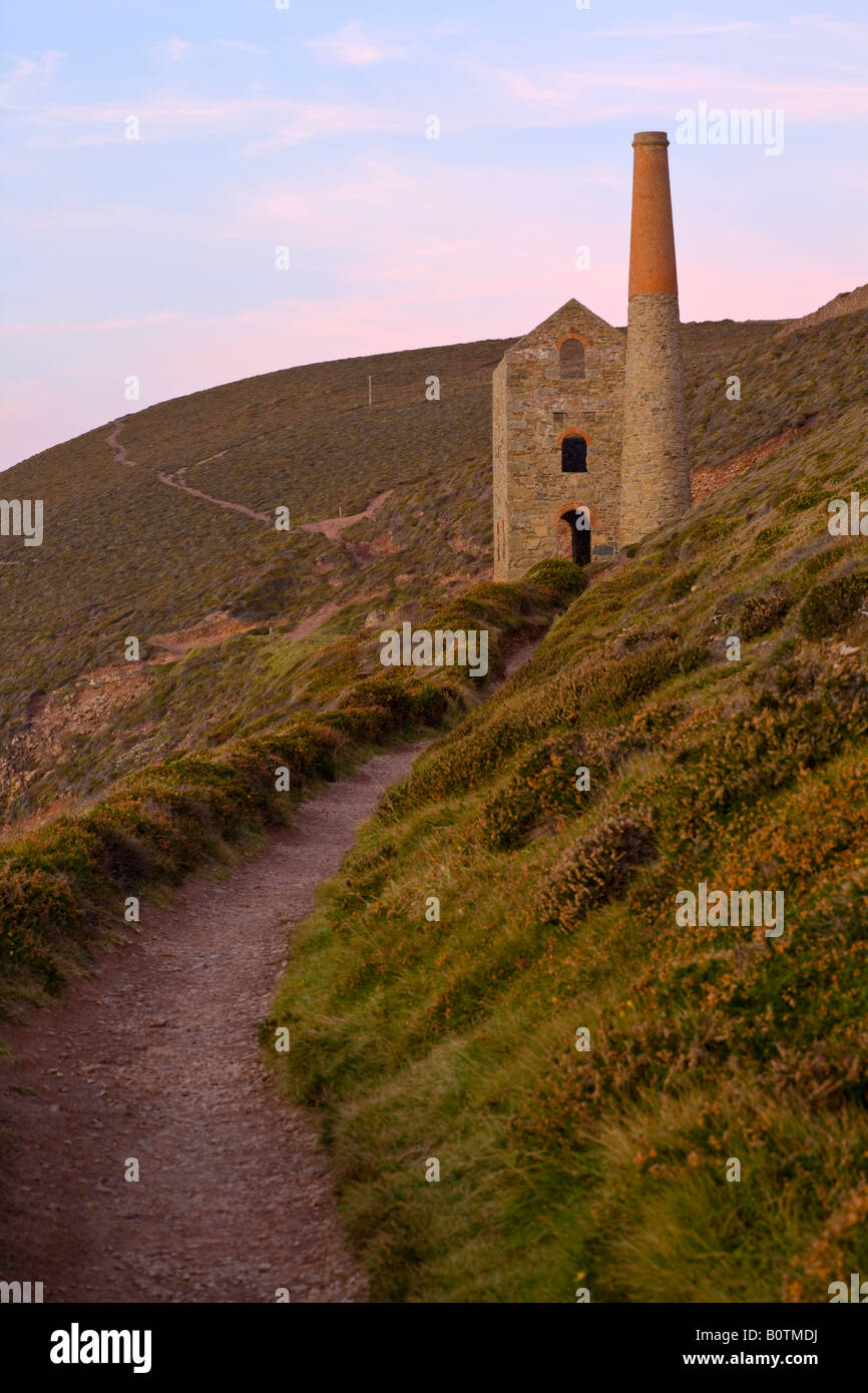 Engine House at Wheal Coates Cornwall UK Stock Photo - Alamy