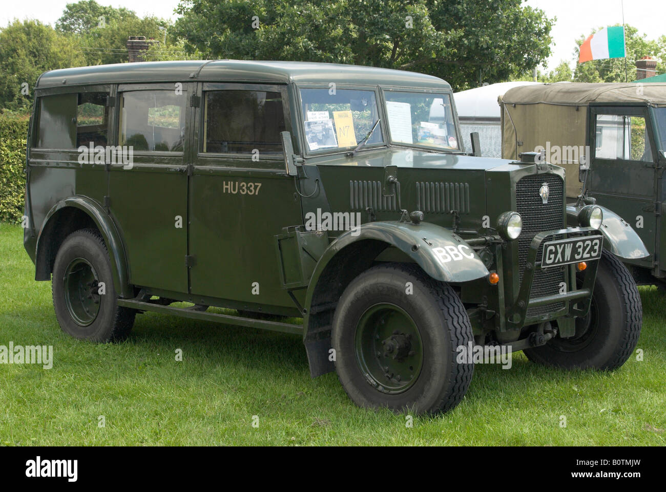 A Humber 4 x 4 heavy utility vehicle on display at the Ardingly Vintage ...