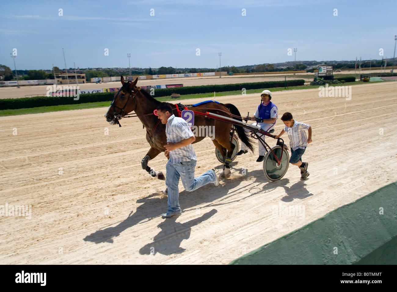 Winning Horse and Rider Malta Horse Racing Track Marsa Valletta Malta ...