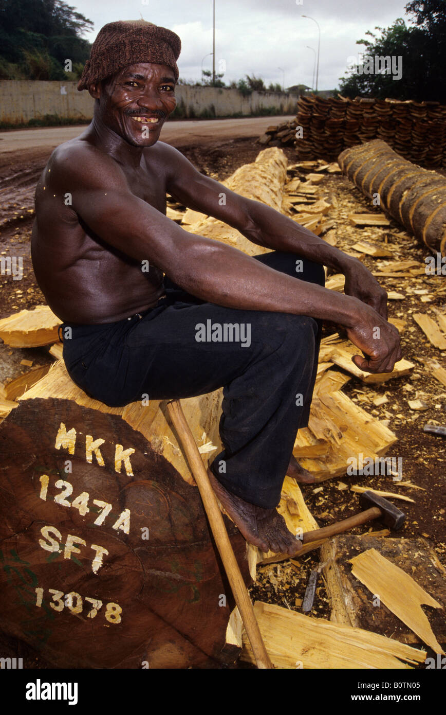 Abidjan, Ivory Coast, Cote d'Ivoire, West Africa. Burkinabe Laborer ...