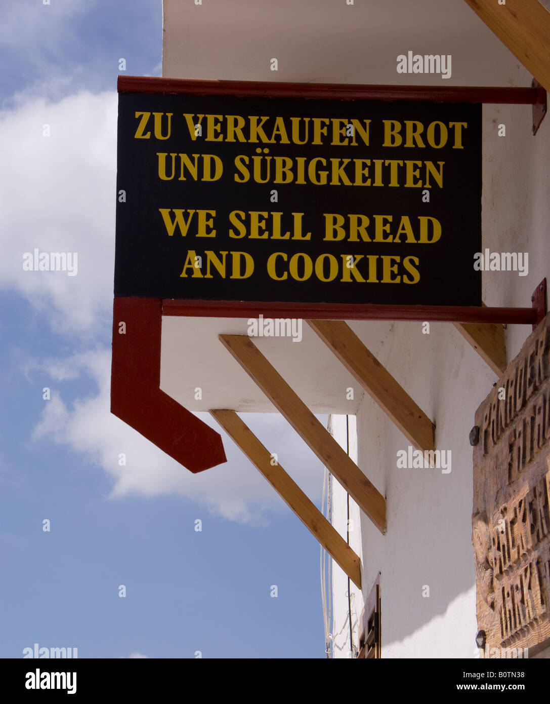 German english expat shop bakery hi-res stock photography and images ...