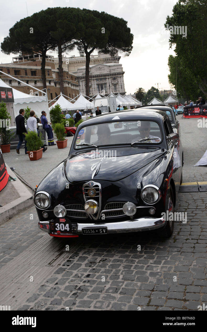 ALFA ROMEO 1900 Super TI 1954 starting out on third and last leg from ...
