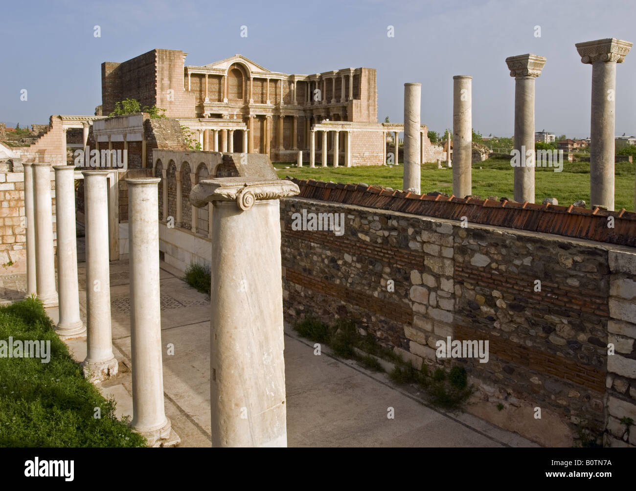 The gymnasium at Sardes constructed during the reign of the Roman ...