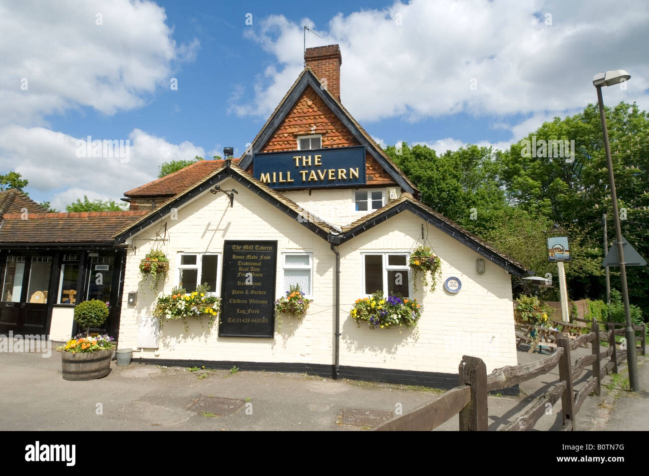 The Mill Tavern Shottermill Haslemere Surrey UK Stock Photo - Alamy