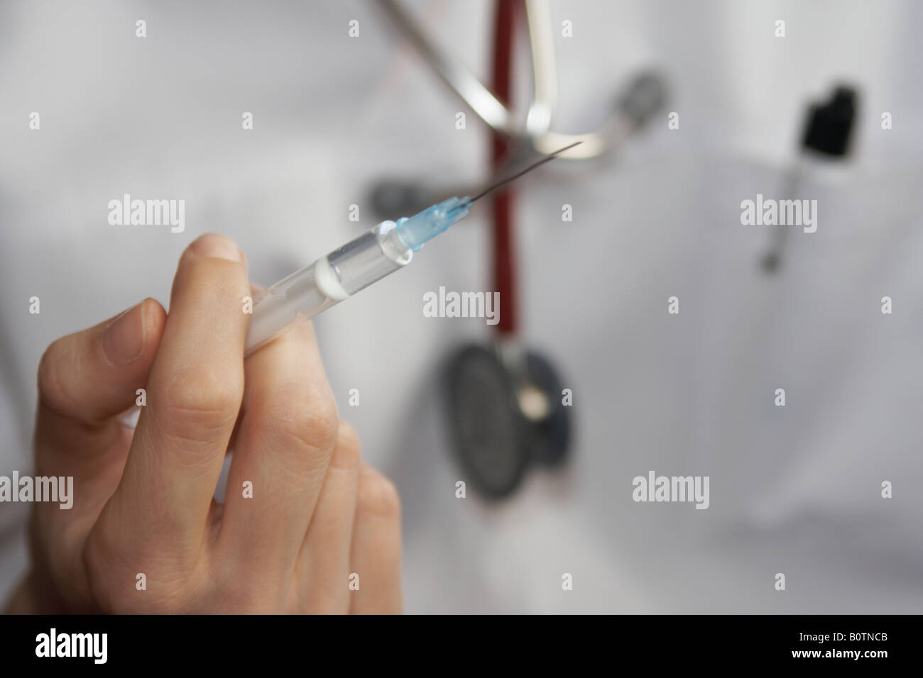 Stethoscope and hypodermic needles hi-res stock photography and images ...