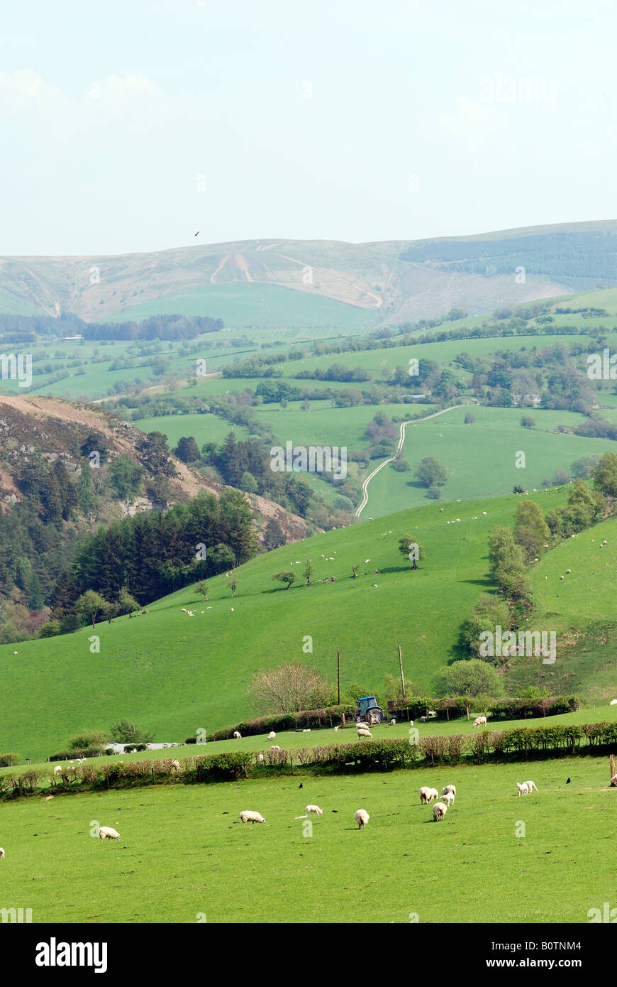 Hillside valley wales hi-res stock photography and images - Alamy