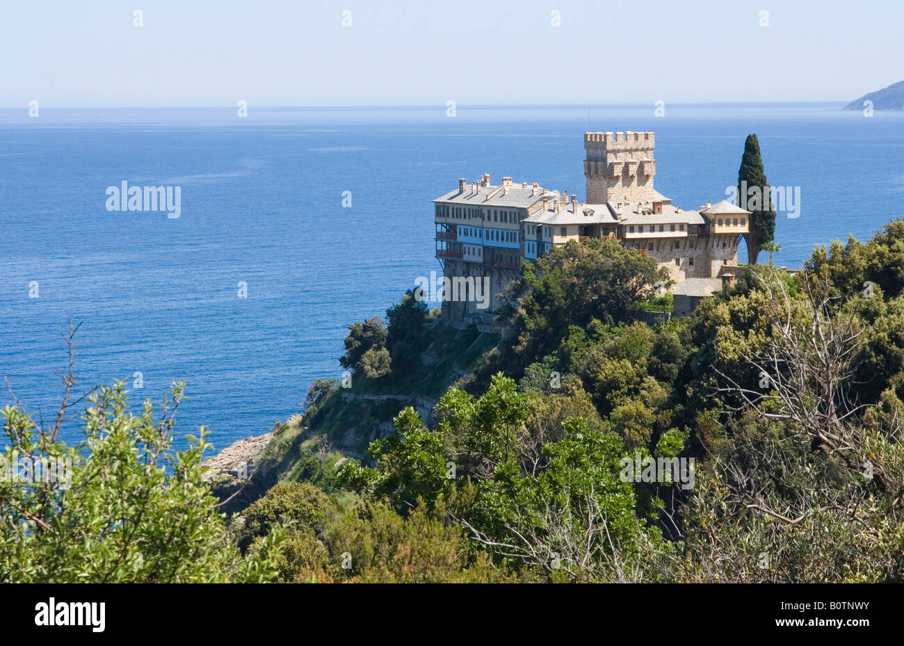 Stavronikita monastery mount athos hi-res stock photography and images ...