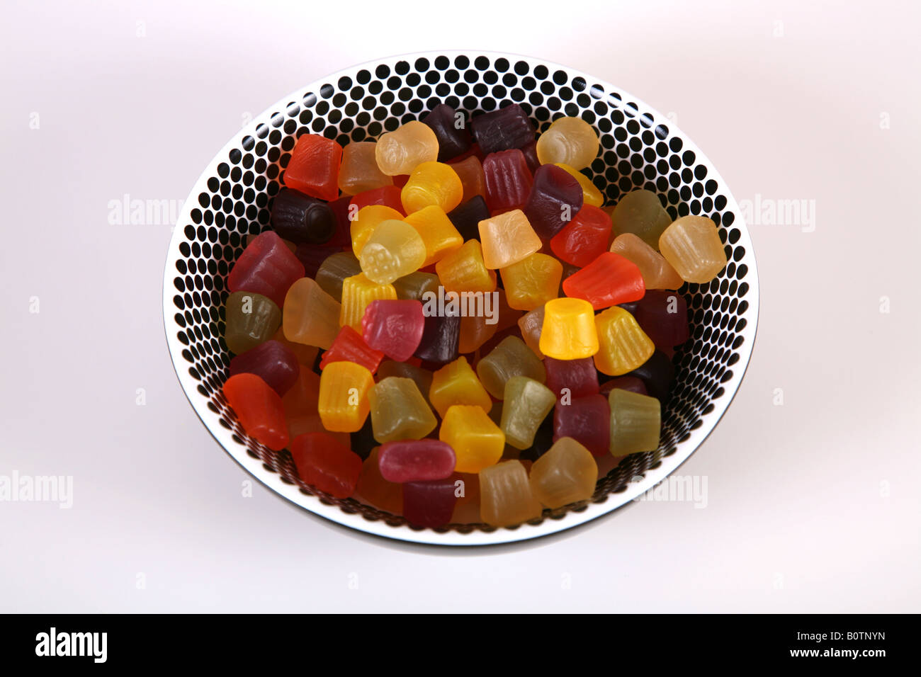 Bowl of Midget Gems Sweets Stock Photo - Alamy