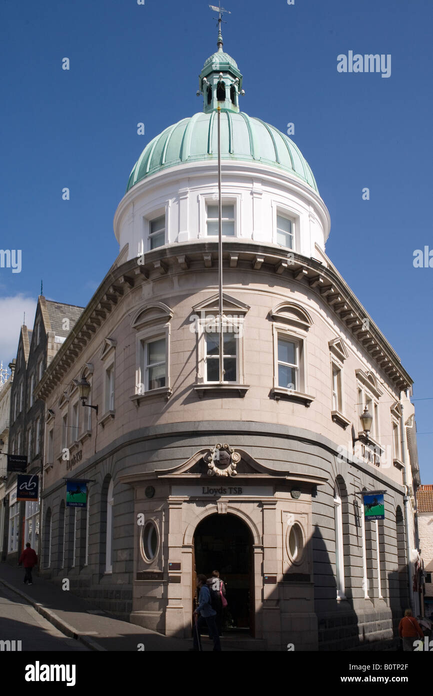 Channel Islands Guernsey St.Peter-Port High street Stock Photo - Alamy