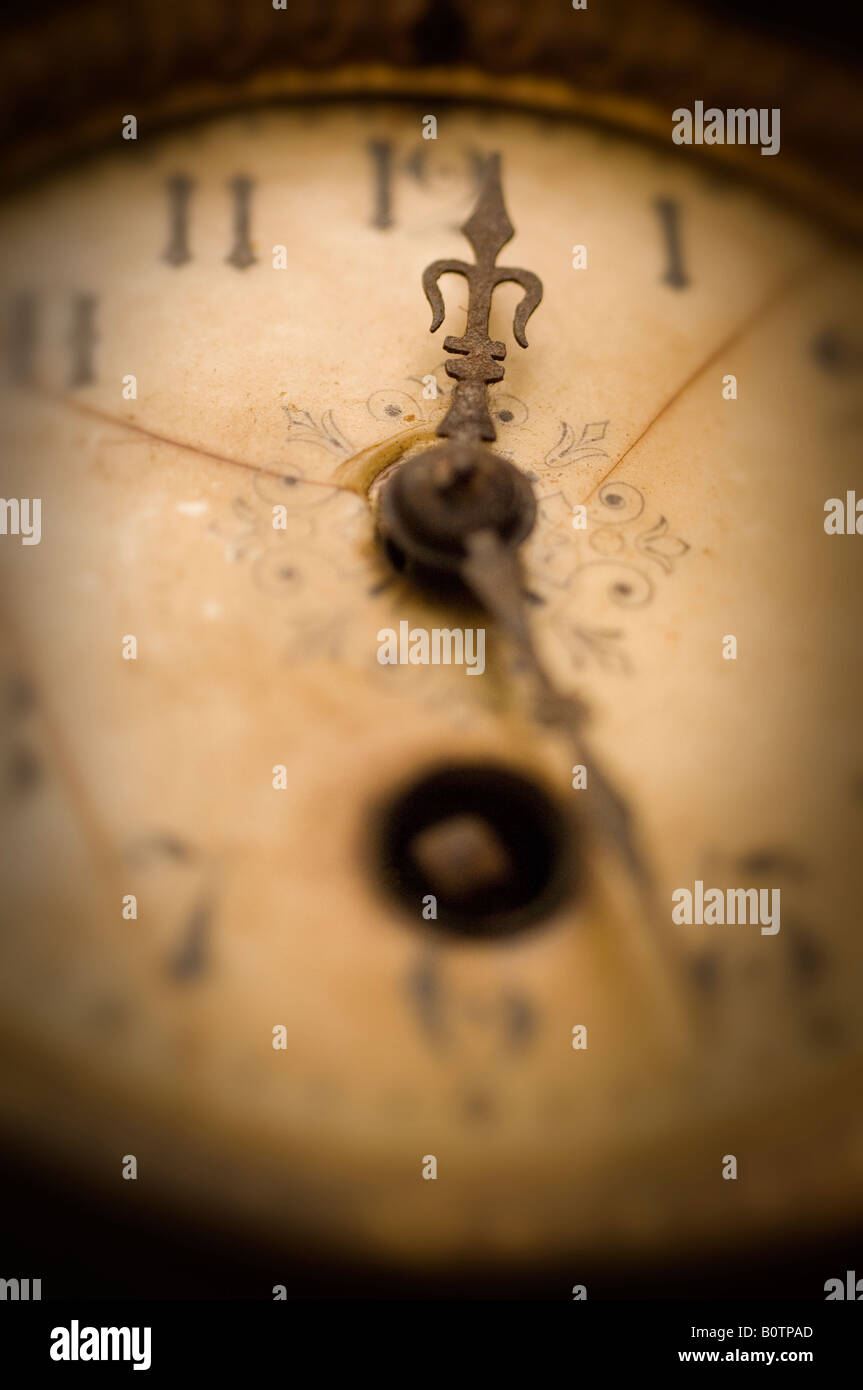 Antique clock face Stock Photo - Alamy