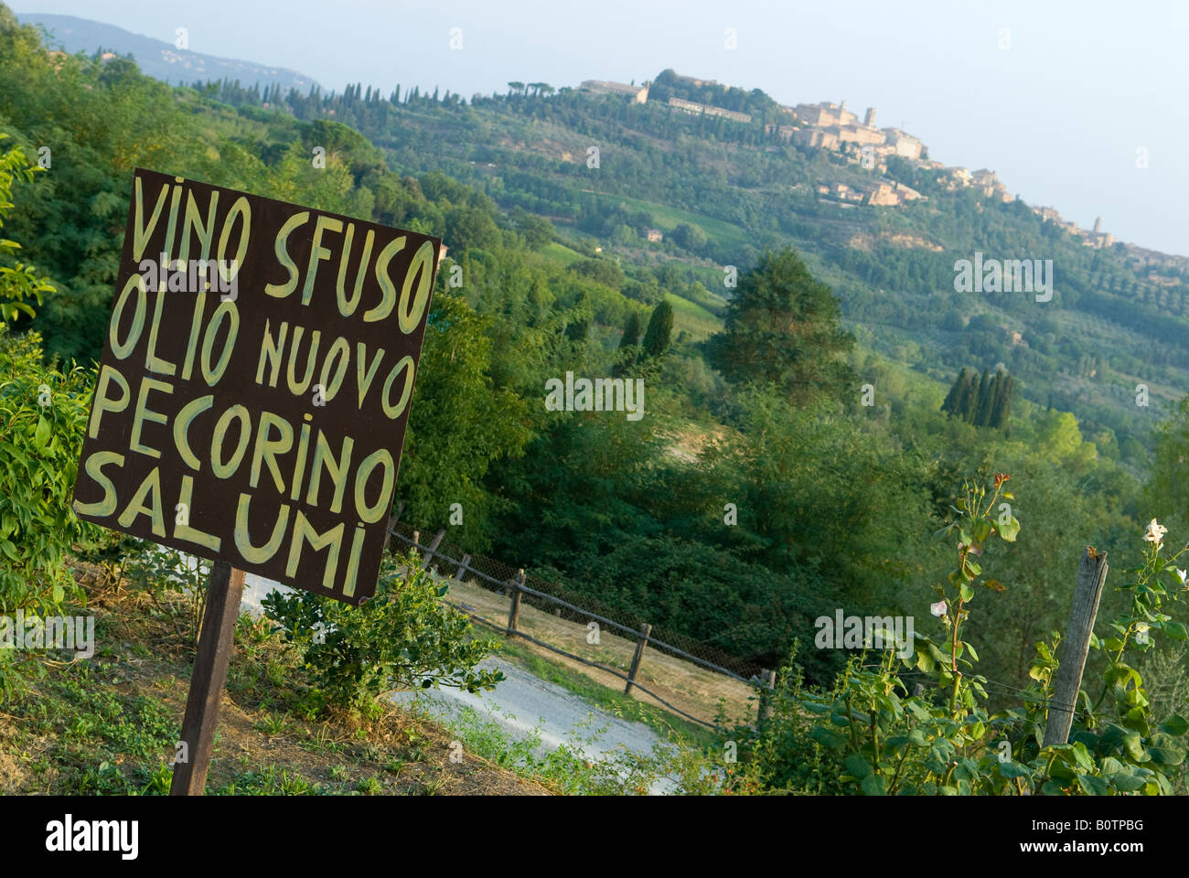 Italian Food sign Stock Photo - Alamy
