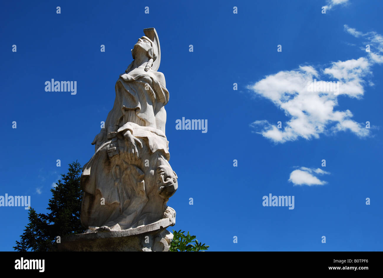 A modern marble statue Stock Photo - Alamy