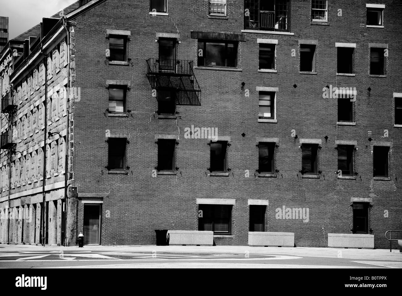 Brick warehouse on Boston s Long Wharf Stock Photo - Alamy