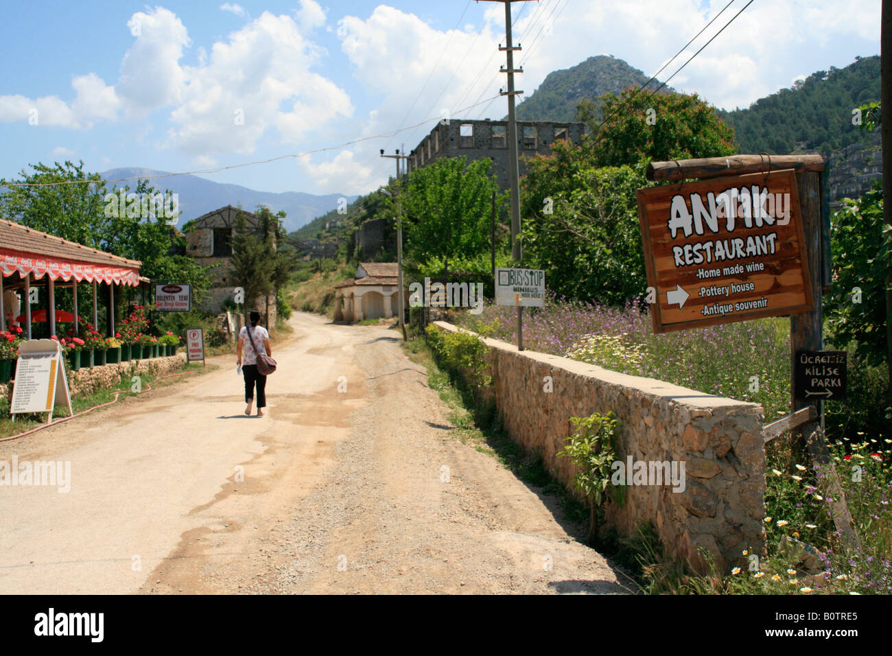 Levissi ghost visit travel ruins hi-res stock photography and images ...