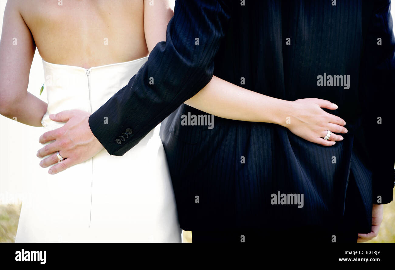 Bride and Groom together Stock Photo - Alamy