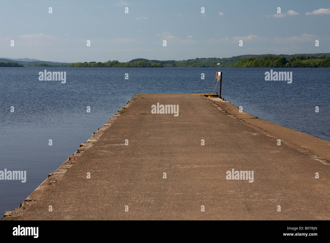 The shores of lough macnean upper with pier slipway county leitrim ...