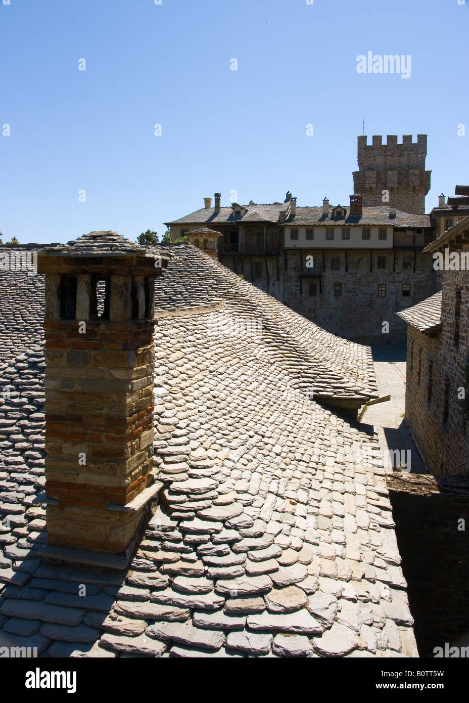 Mount Athos, Stavronikita monastery, Greece, Halkidiki, Eastern Europe ...
