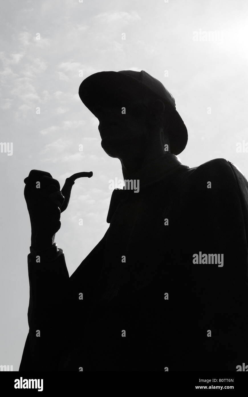 Statue Sherlock Holmes Baker Street London England 2013 2010s UK HOMER ...