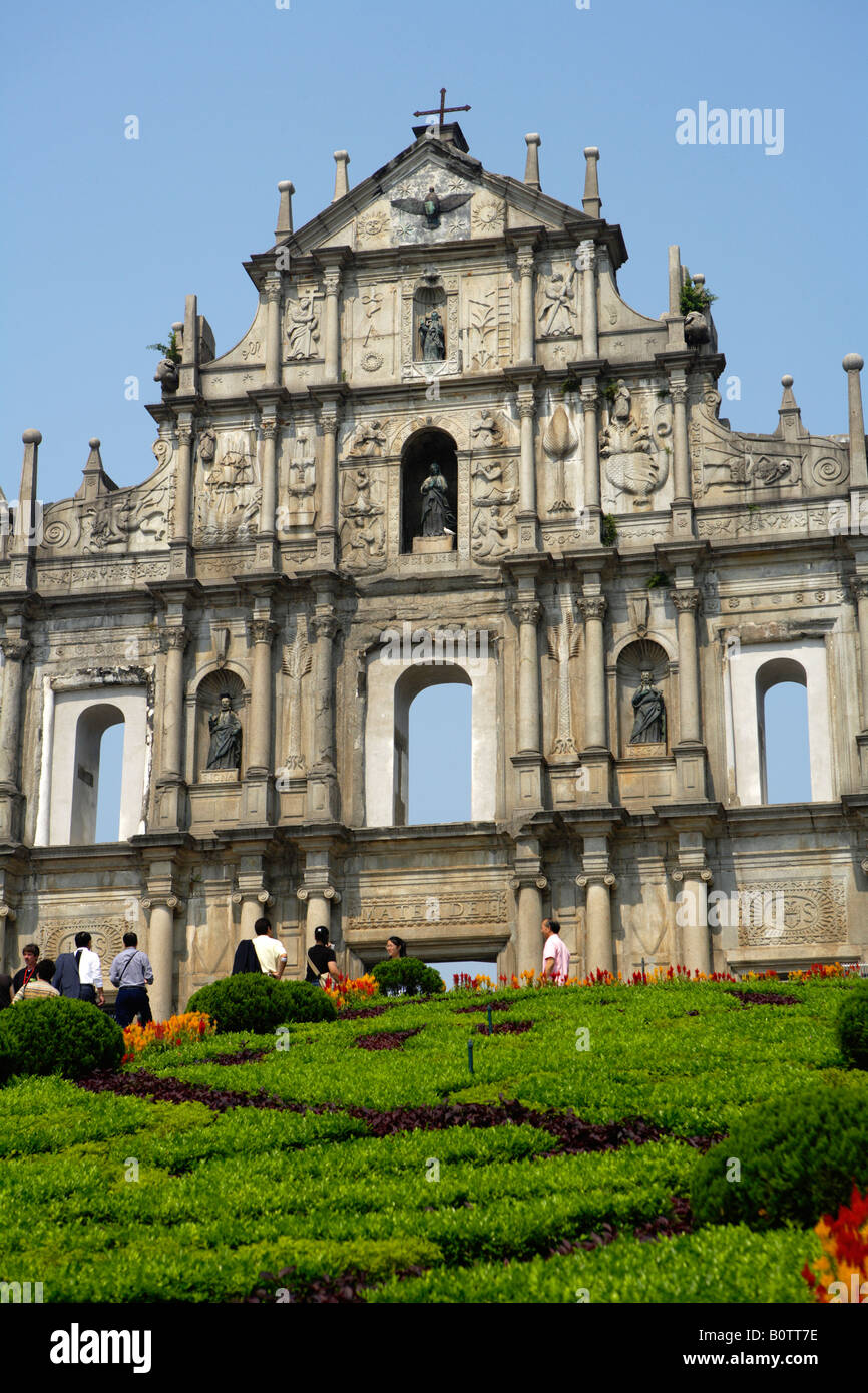 Ruins of the Church of St Paul Macau Peninsula Stock Photo - Alamy