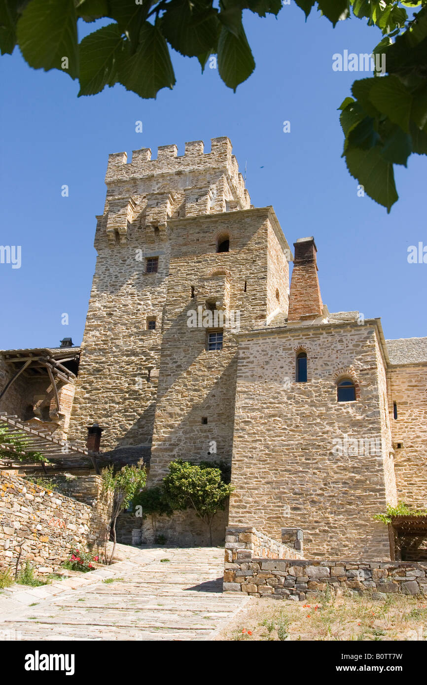 Mount Athos, Stavronikita monastery, Greece, Halkidiki, Eastern Europe ...