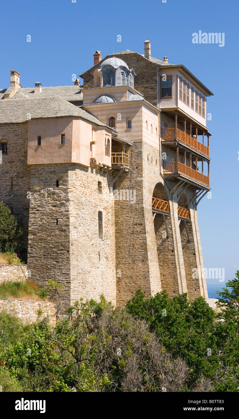 Mount Athos, Stavronikita monastery, Greece, Halkidiki, Eastern Europe ...