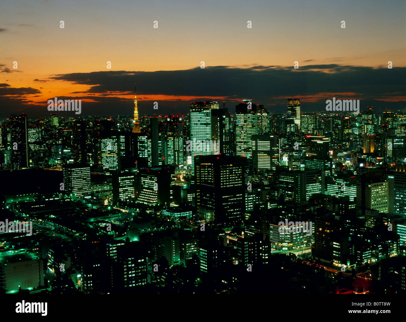Cityscape, Tokyo, Japan Stock Photo - Alamy